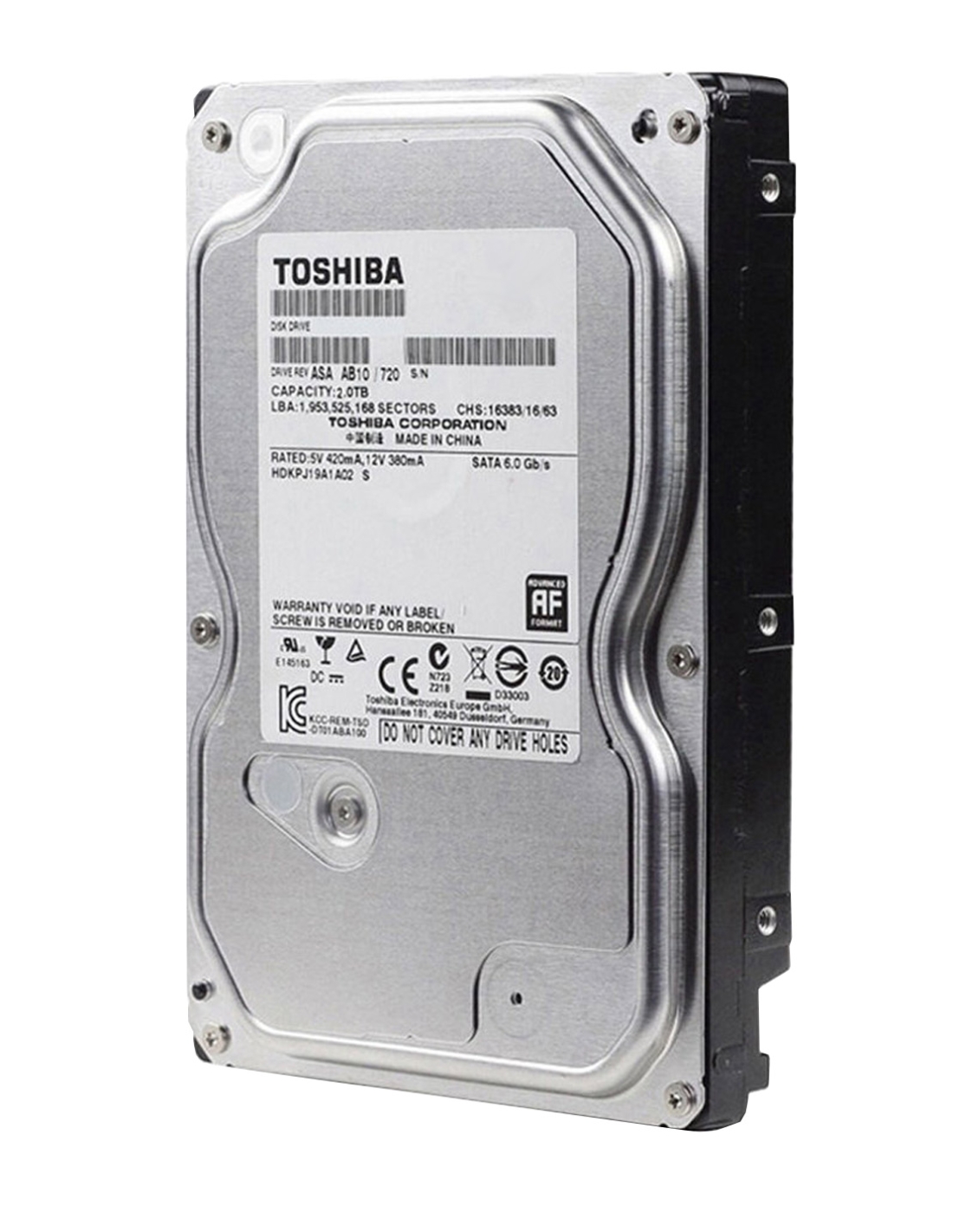 2TB Toshiba Hard Disk Drive for DVR & NVR - HD2TB-TOSH | InFront Tech