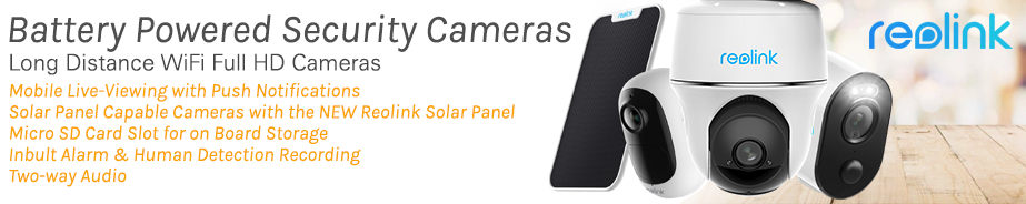 Reolink Battery operated CCTV Camera with Solar | INFRONTTECH