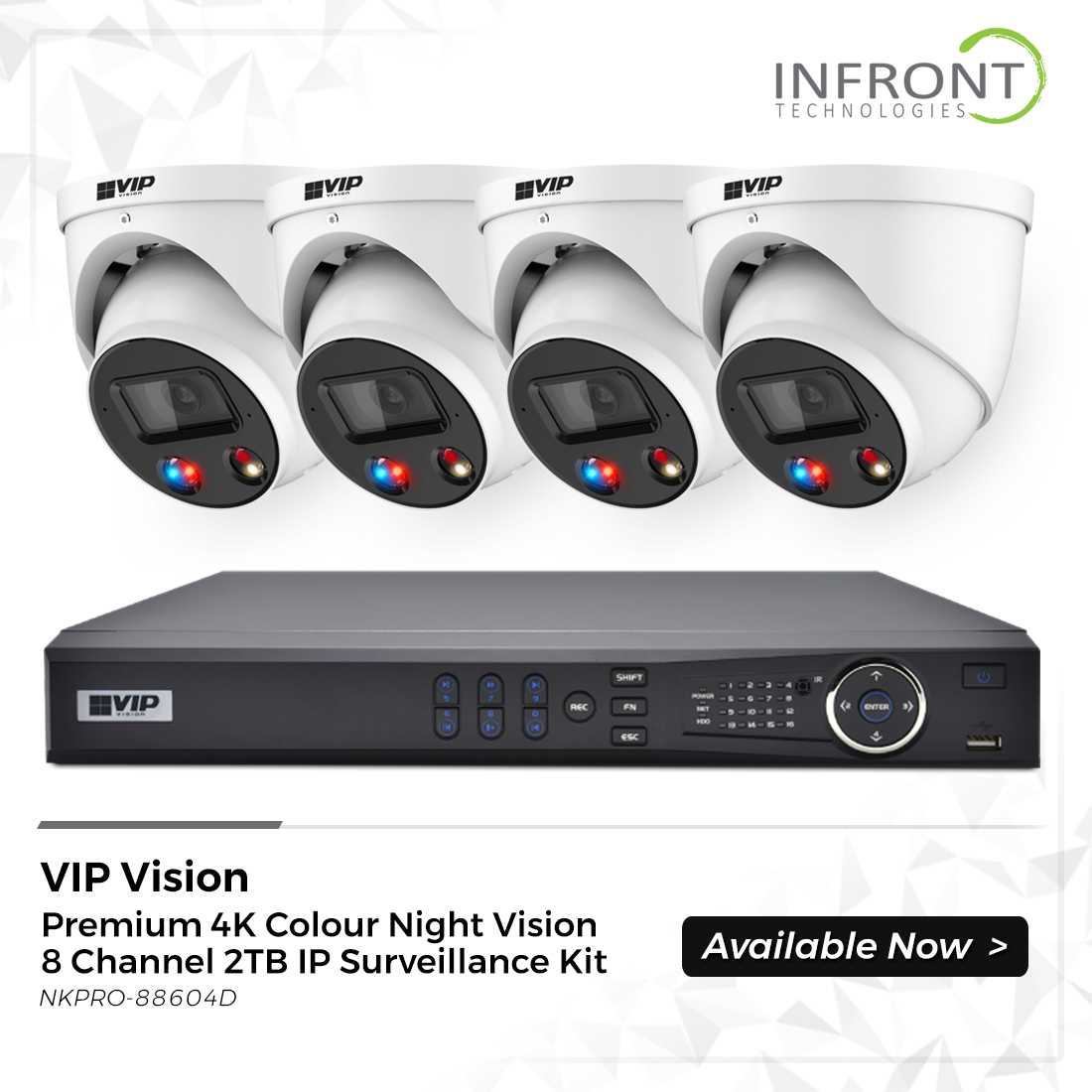 InFront Tech | Security Cameras Online | iVSEC Swann VIP Vision Dahua HIK