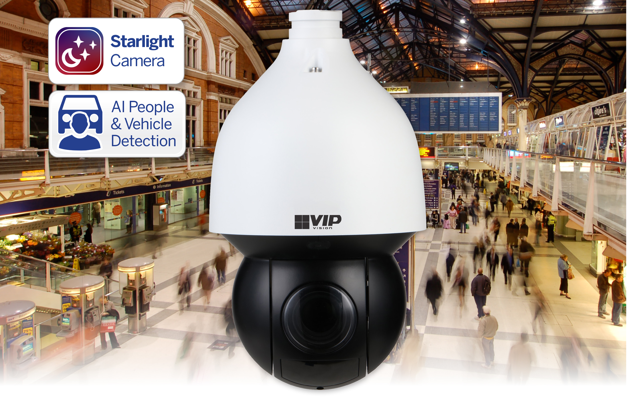 VIP Vision Professional AI Series 8MP 25x Zoom PTZ Dome V2 - VSIPPTZ ...